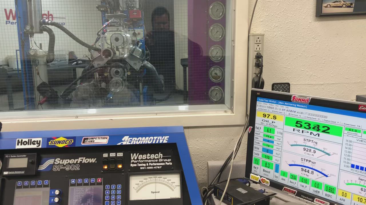 Westech Dyno Tested 605-Inch Big-Block Chevy makes over 1,000 HP And ...