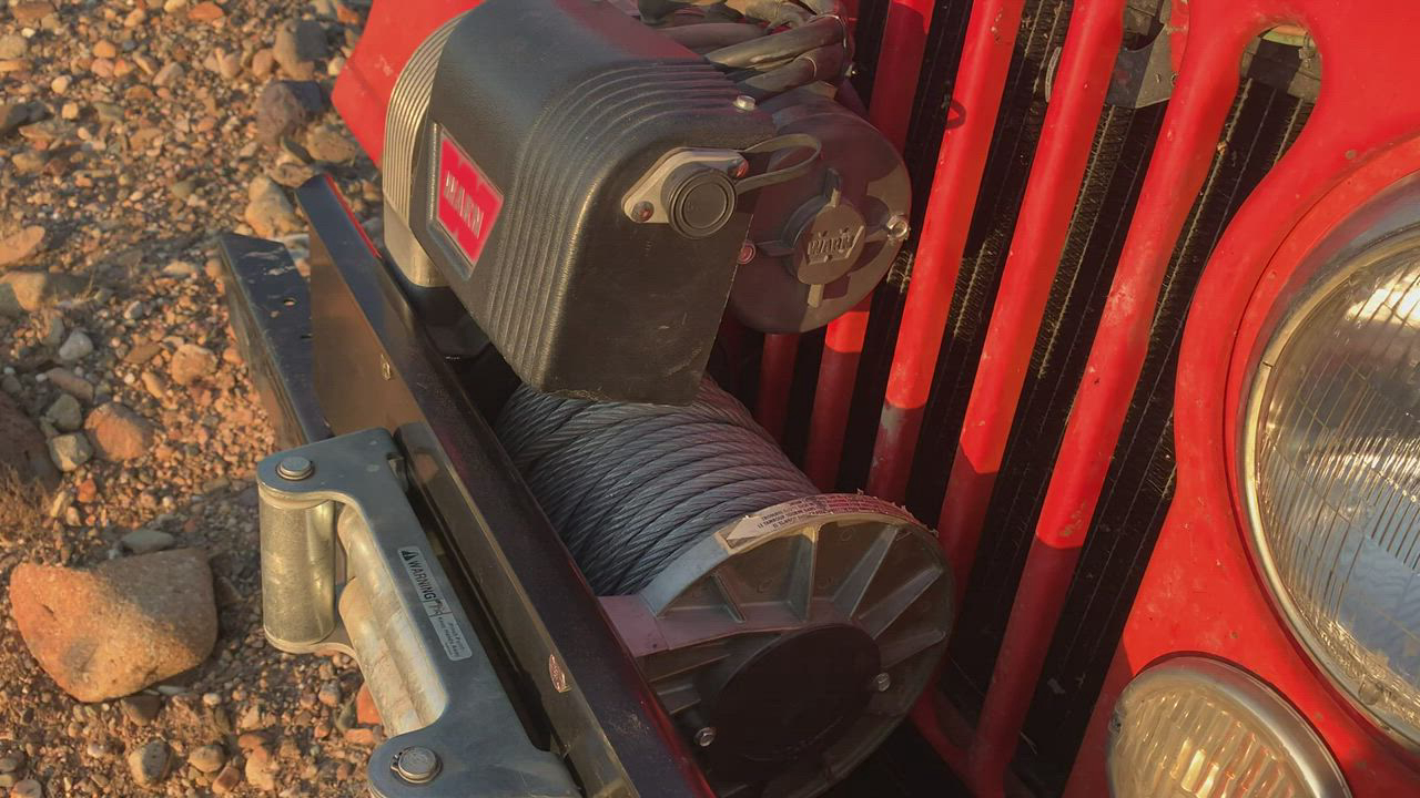 Installing a Warn 8274 Winch On An Old Jeep CJ