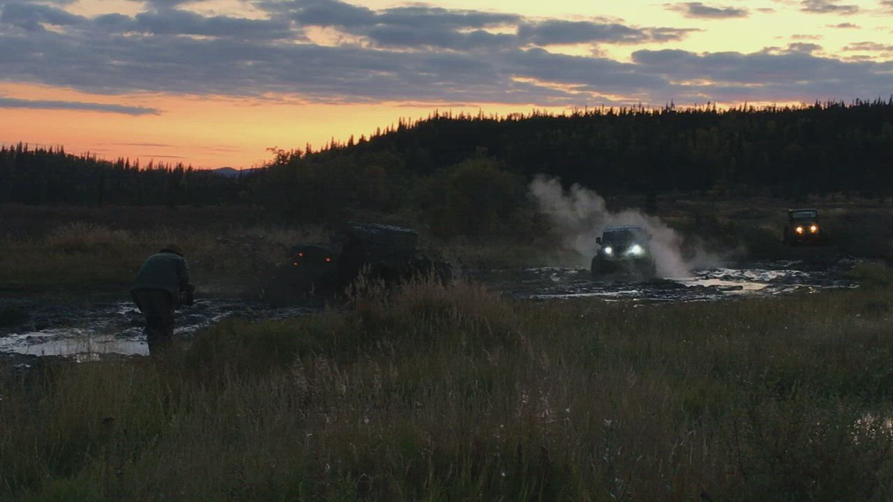 Chris Durham in Alaska wheeling his FSJ front end JK pickup on Ultimate ...