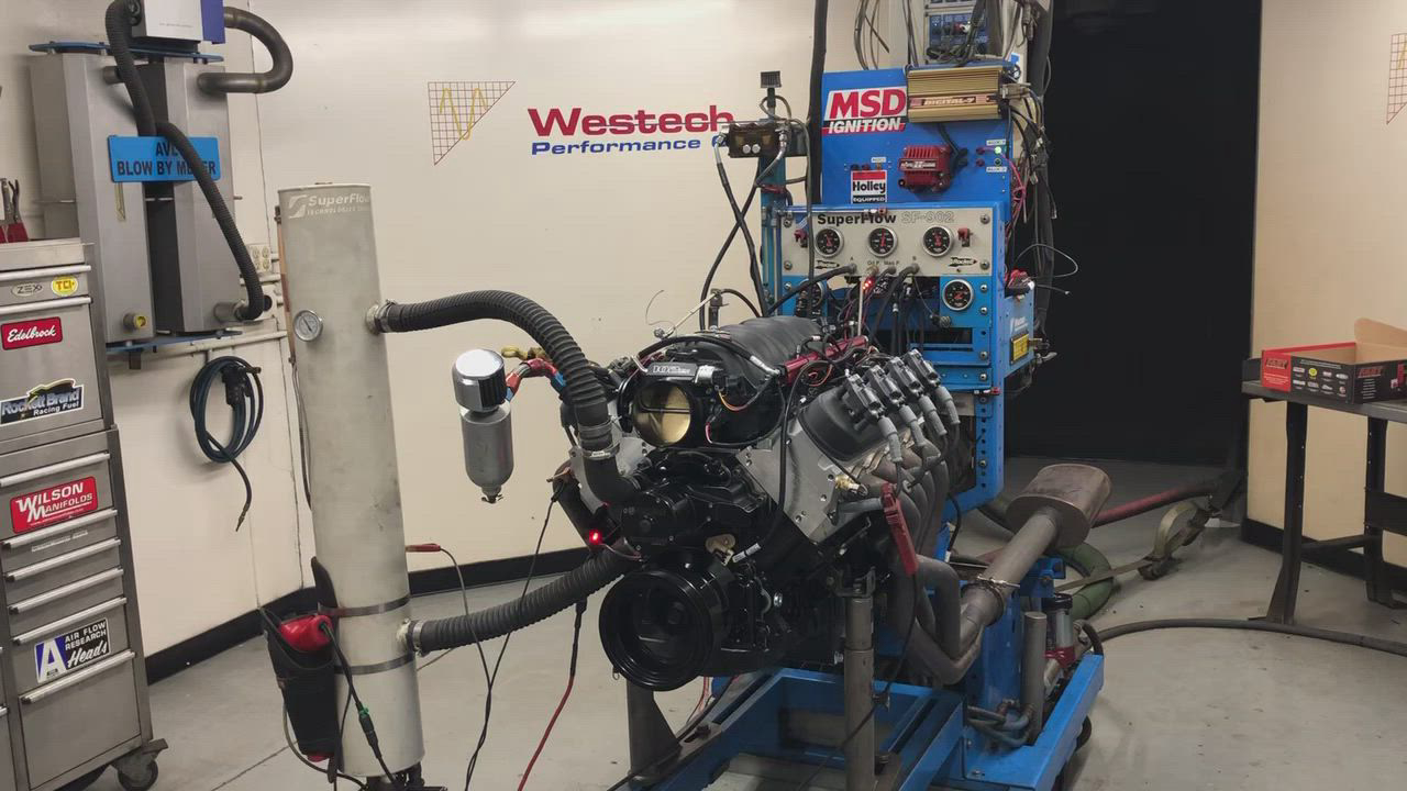 383 Inch Ls Built From 5 3l Vortec Blocks Makes Over 540 Hp On The Westech Dyno