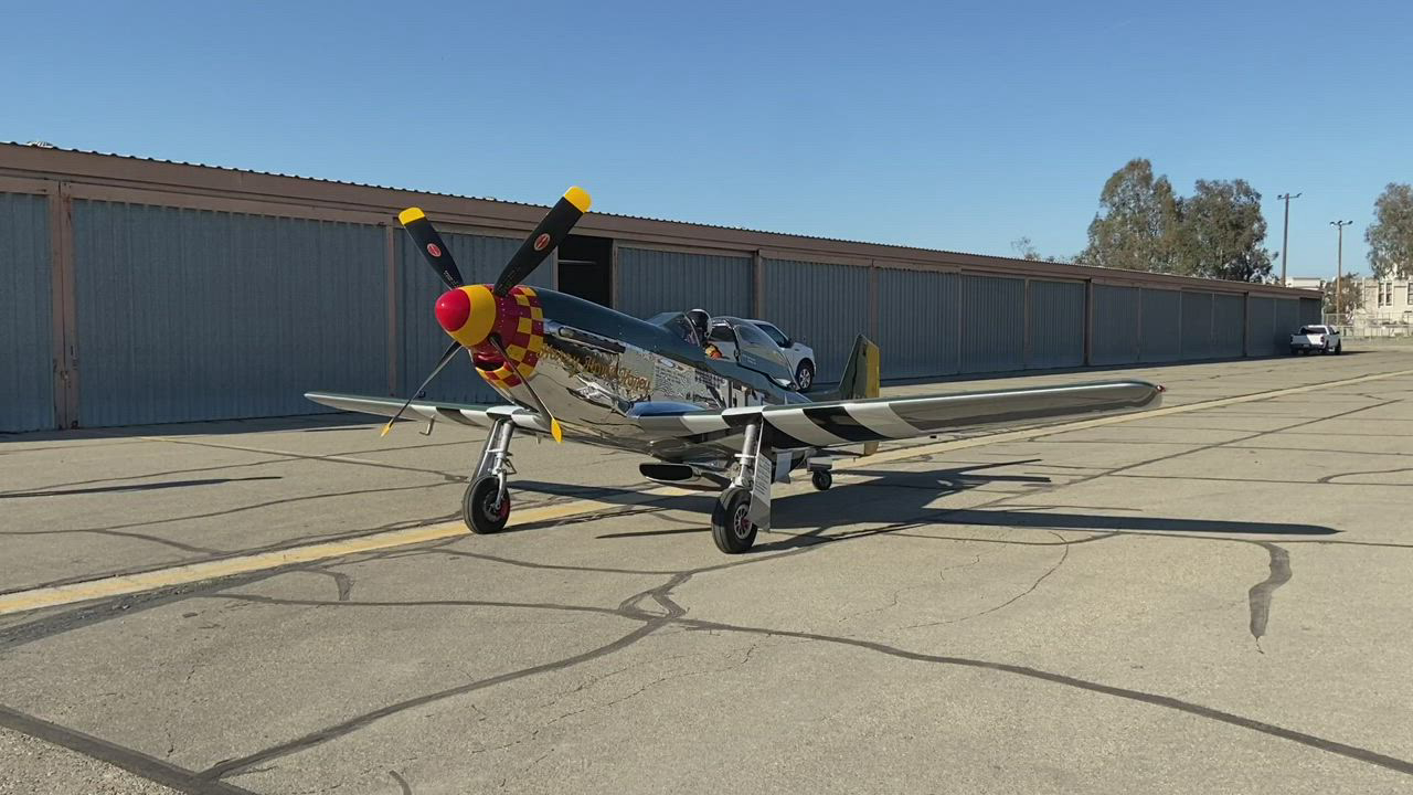 A Supercharged Big-Block Chevy Powers This Hot-Rod P-51 Mustang Replica