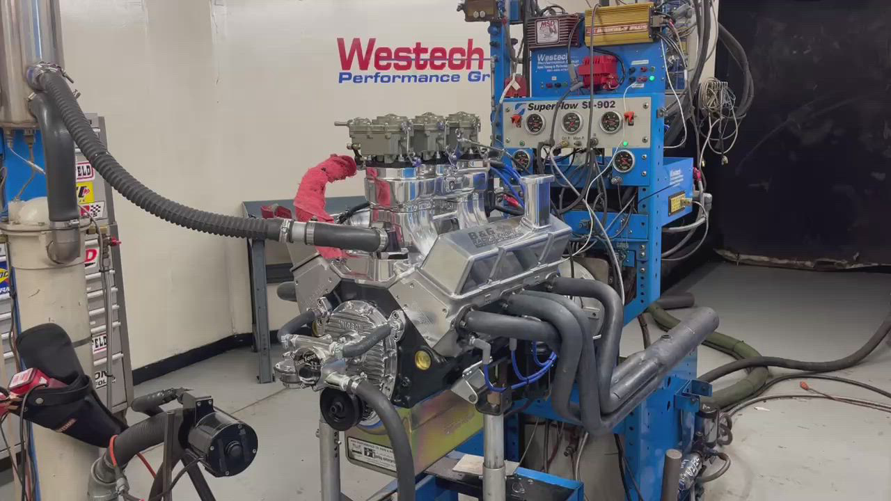 555 Inch Ford Big Block Dyno Tested at Westech Makes Almost 1,000 hp!
